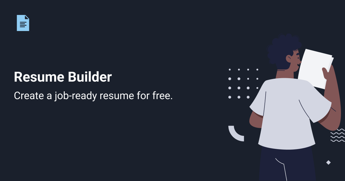 Free Resume Builder for Developers | resumebuilder.dev